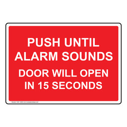 Emergency Alarm Signs - Local Alarm - Overfill - Refrigerant - More