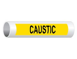 Pipe Markers - Caustic