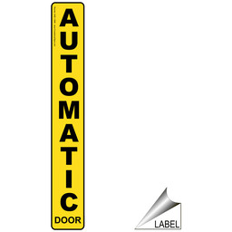 Enter/Exit - Automatic Door Signs and Labels