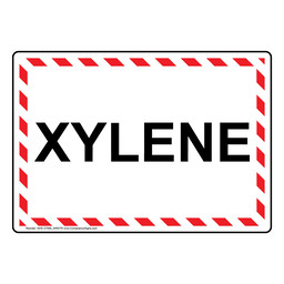 xylene warning label