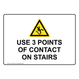 Transportation - Three Point Contact Signs and Labels