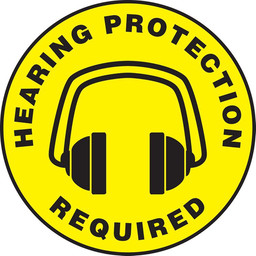 ear plug mandatory sign