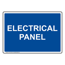 Electrical Panel Signs - Panelboard Clearance - Panel Safety