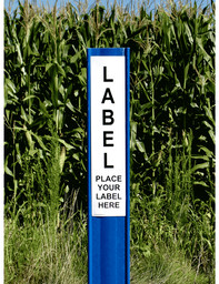 Underground Utility Marker Posts - 6 Colors - Fiberglass