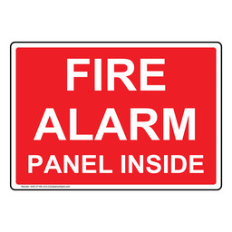 Fire/Emergency - Fire Alarm Signs and Labels