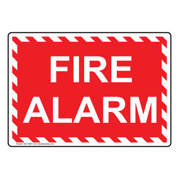 Fire/Emergency - Fire Alarm Signs and Labels