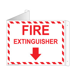 Fire Extinguisher Signs and Labels - Horizontal - Vertical - 3D - OSHA