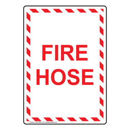 Fire/Emergency - Fire Hose/Hydrant Signs and Labels
