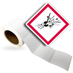 Explosive Material Signs and Labels - OSHA - DOT - GHS - DOD