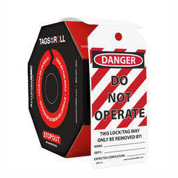 Machine Safety Tags For Equipment Repair - Status - Defects - Tests