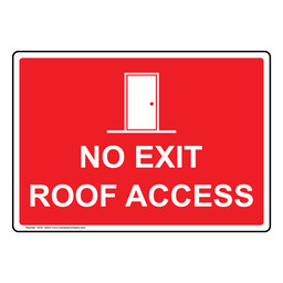Fire/Emergency - Roof Access Signs and Labels