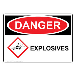 explosive hazard symbol