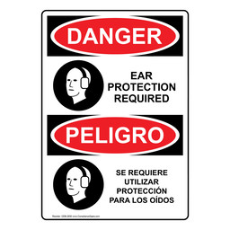 ear plug mandatory sign