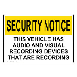 Security Camera Signs - 24 Hour Surveillance - CCTV - US Made