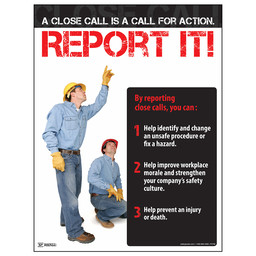 hazard reporting poster