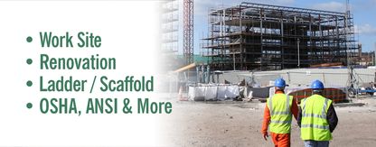 Construction Safety Signs - OSHA ANSI - Ladder Scaffold - Truss