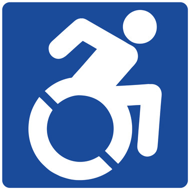 blue disabled logo
