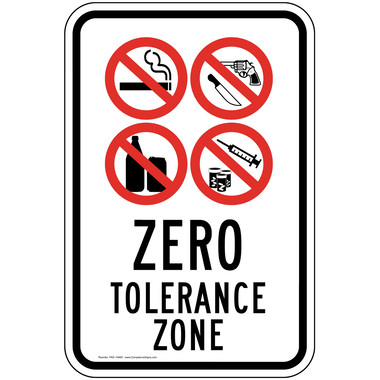 no zero tolerance