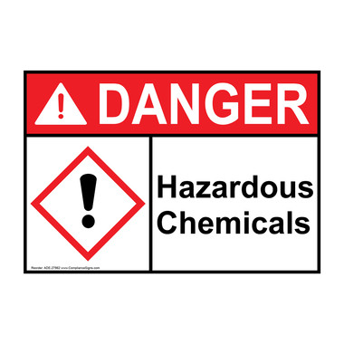 danger symbol text