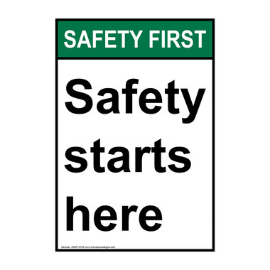 safety first construction area