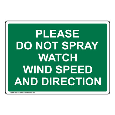 wind speed sign