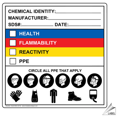 msds workplace label template