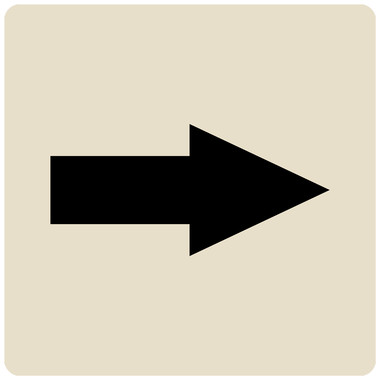 black arrow facing left