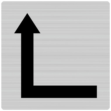 left corner arrow