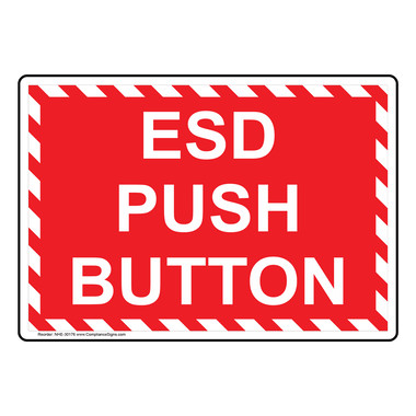red square push button