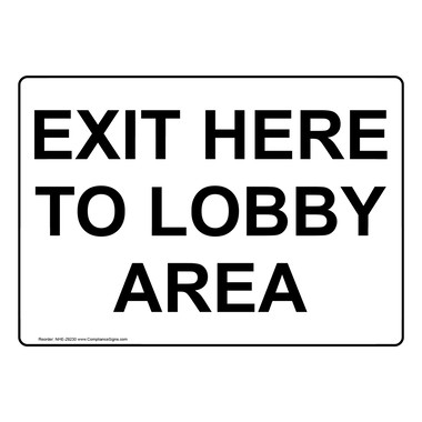 exit sign coloring page printable