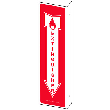 fire extinguisher arrow vector