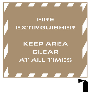 fire extinguisher grid