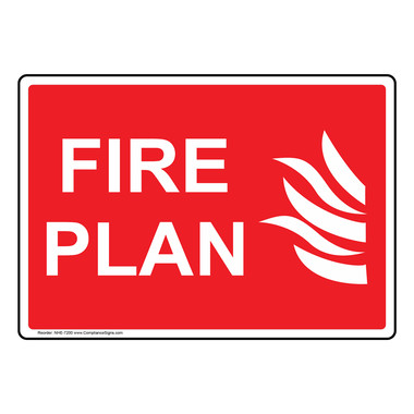 fire plan sign