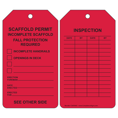 permit for scaffolding