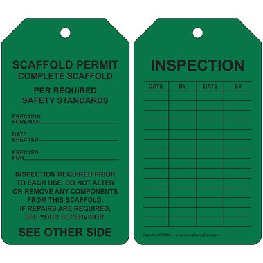 permit for scaffolding