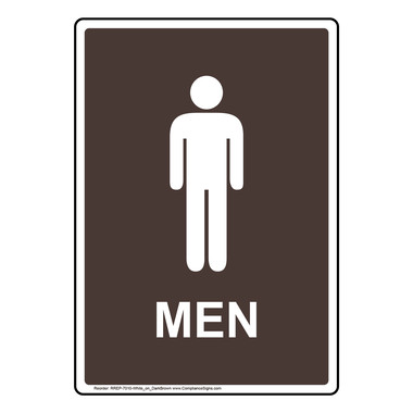 men sign