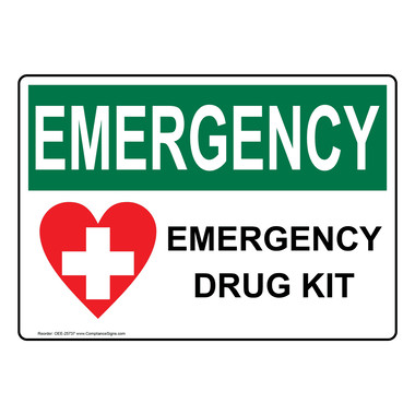 emergency symbol text