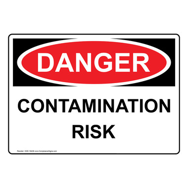 Contaminated Sign