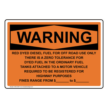 red 40 warning label