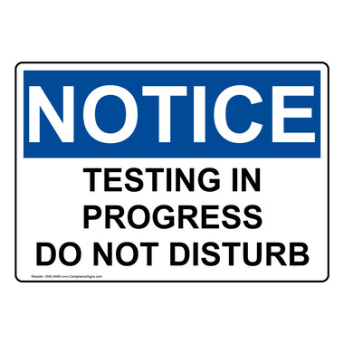 do not disturb working