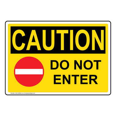 do not enter symbol