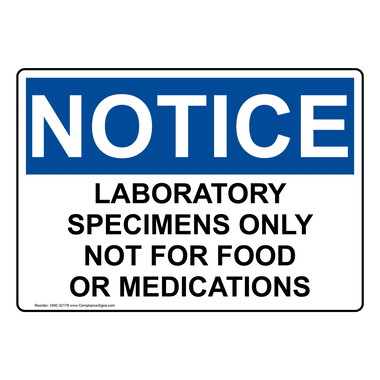 Medical Laboratory Signs
