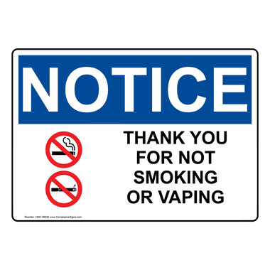 Osha Notice Designated Smoking Area Sign With Symbol OSHA Notice Signs
