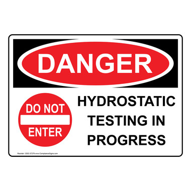 shhh testing in progress sign