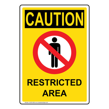 restriction sign
