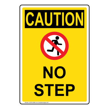 no step symbol