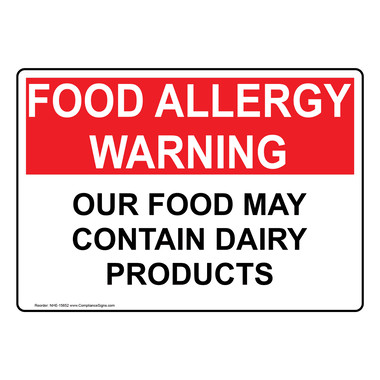 Peanut Allergy Sign Peanut Allergy | Kids With Food Allergies