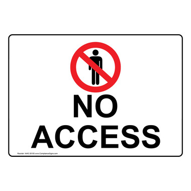 no authorised access