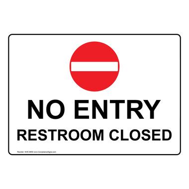 printable no entry sign