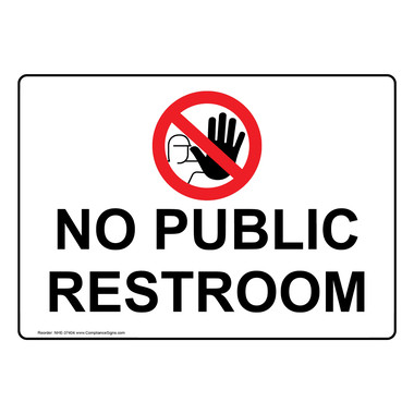 bathroom sign
